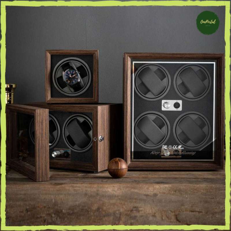 Promo Kotak Display Jam Tangan Putar Automatic Winding Mechanical Watch ...