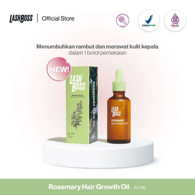 Jual [new] Lashboss Rosemary Hair Growth Oil Di Seller Lash Boss ...