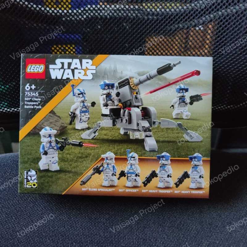 Promo Lego 75345 Star Wars 501st Clone Troopers Battle Pack Diskon 50% Di Seller Tocko99 ...