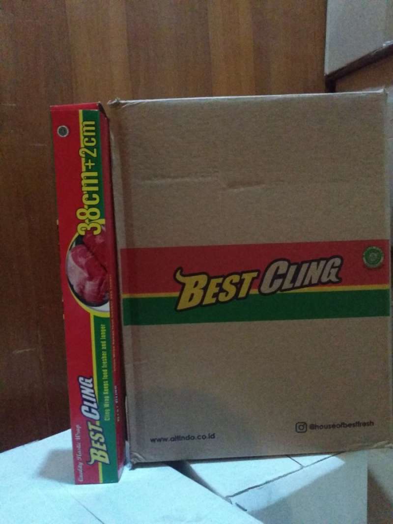 Promo Best Cling T 38 Cm X 15 Meter - Wrapping Film Isi 24 Pcs Diskon ...