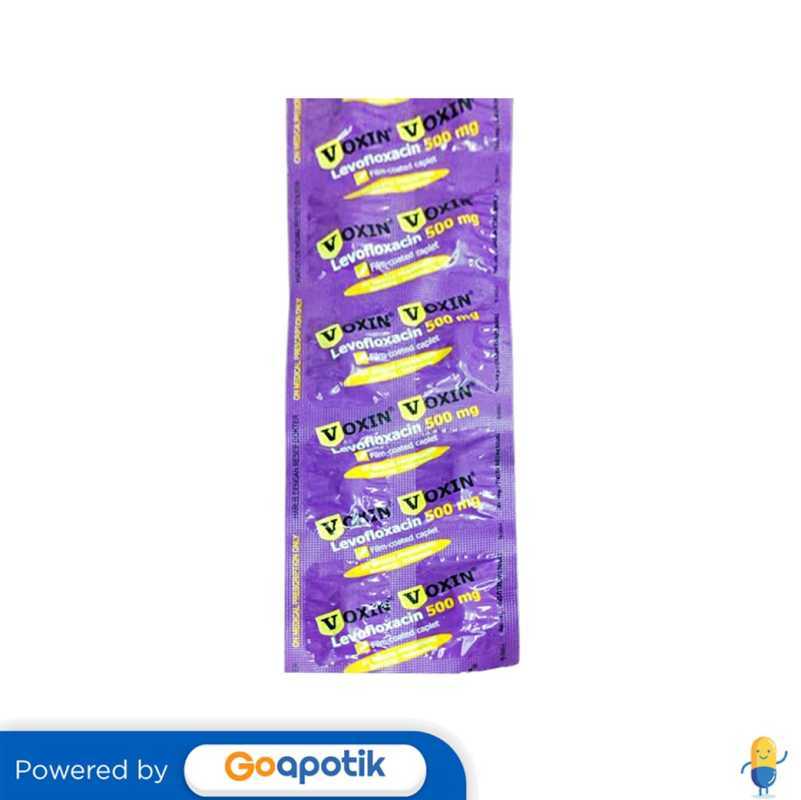 Jual Voxin 500 Mg Strip 10 Kaplet Di Seller Apotek Budi Sehat - Cibadak ...