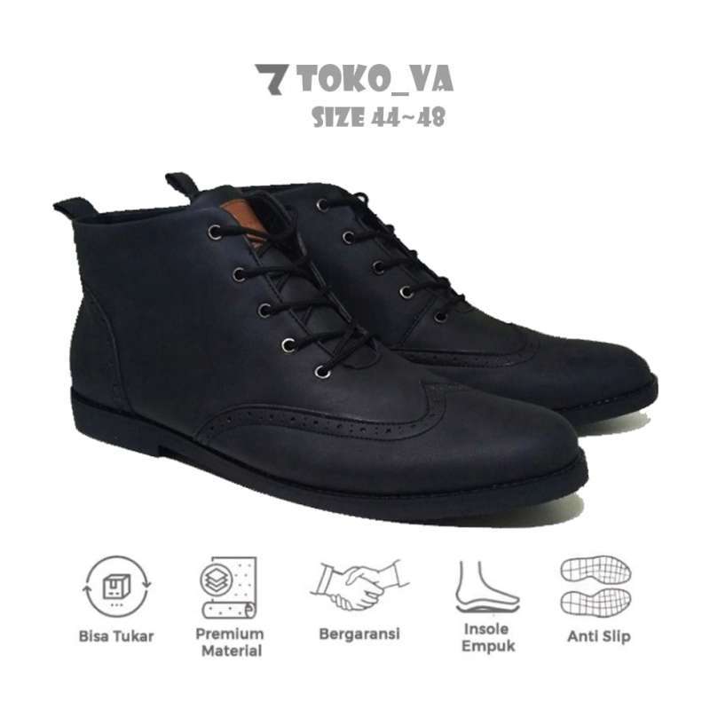 Promo Nomor 44 45 46 47 48 - Sepatu Boots Big Size / Sepatu Pria Brodo ...