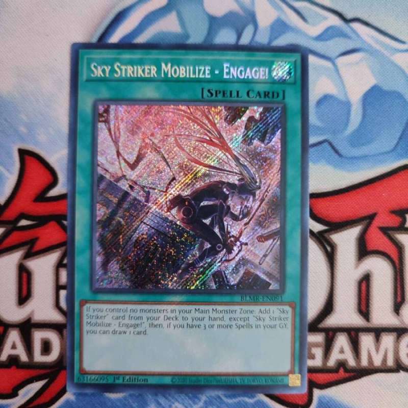 Promo Yugioh Sky Striker Mobilize - Engage! Blmr Secret Rare Diskon 23% Di Seller Megariya ...