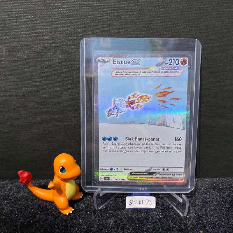 Promo Pokemon Tcg Indonesia - Eiscue Ex Sar Sv3s Kilau Hitam Diskon 23% ...