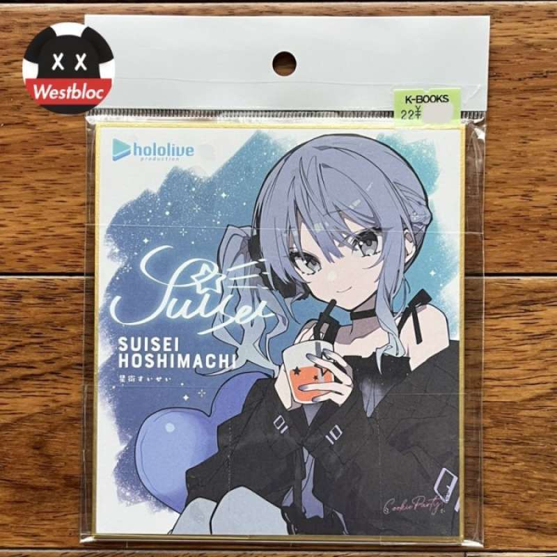 Promo Hololive Jp X Lawson Hoshimachi Suisei Shikishi - Weiss Schwarz ...