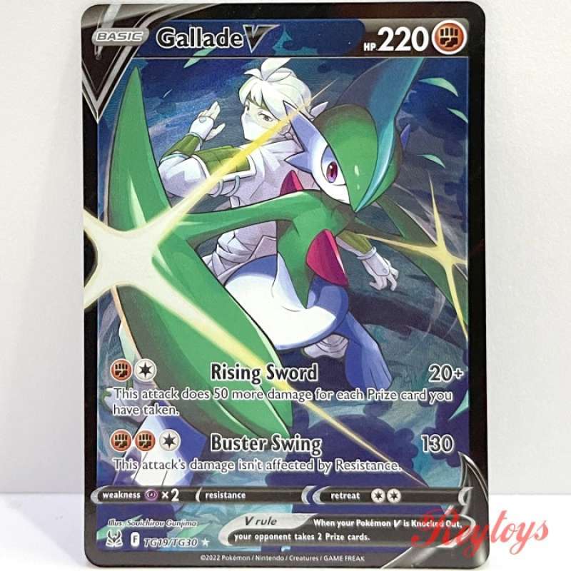 Promo Pokemon Tcg Lost Gin - Tg19 Gallade V Csr Diskon 23% Di Seller ...