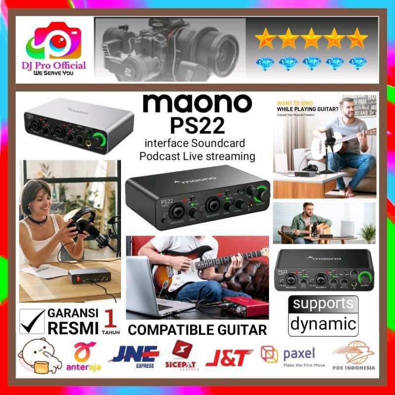 Jual Maono Ps22 Audio Ps 22 Interface Prostudio 2x2 Usb Pro Studio ...