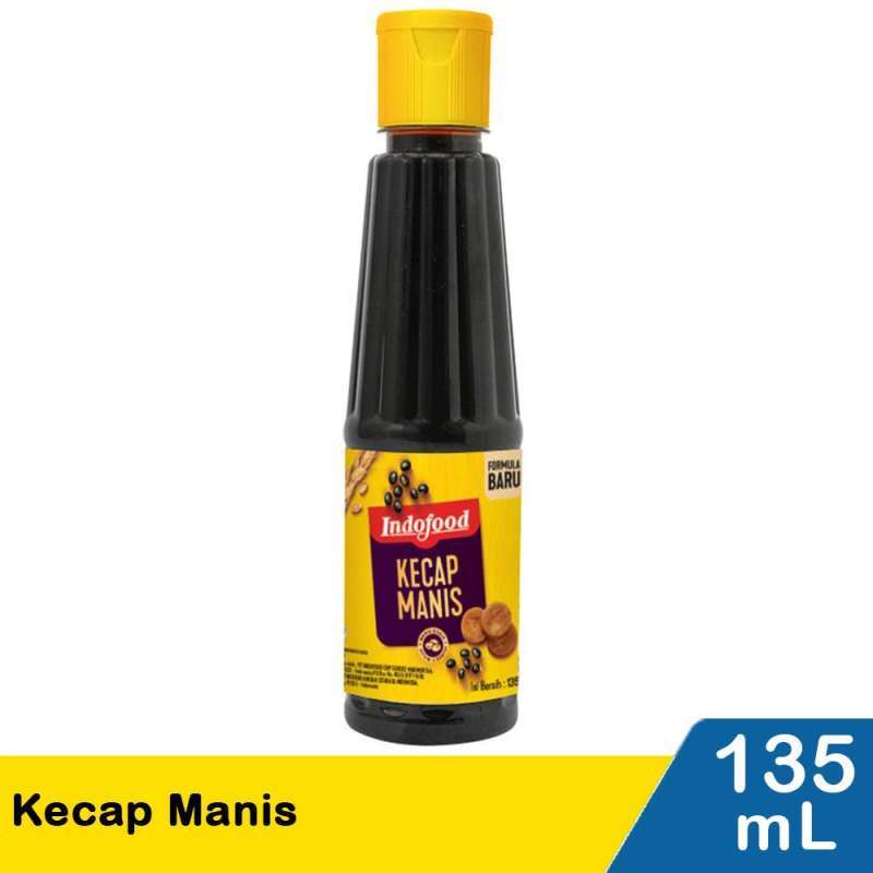 Jual Indofood Kecap Manis Gurih Kental Hitam Halal 135 200 Ml Kebutuhan ...