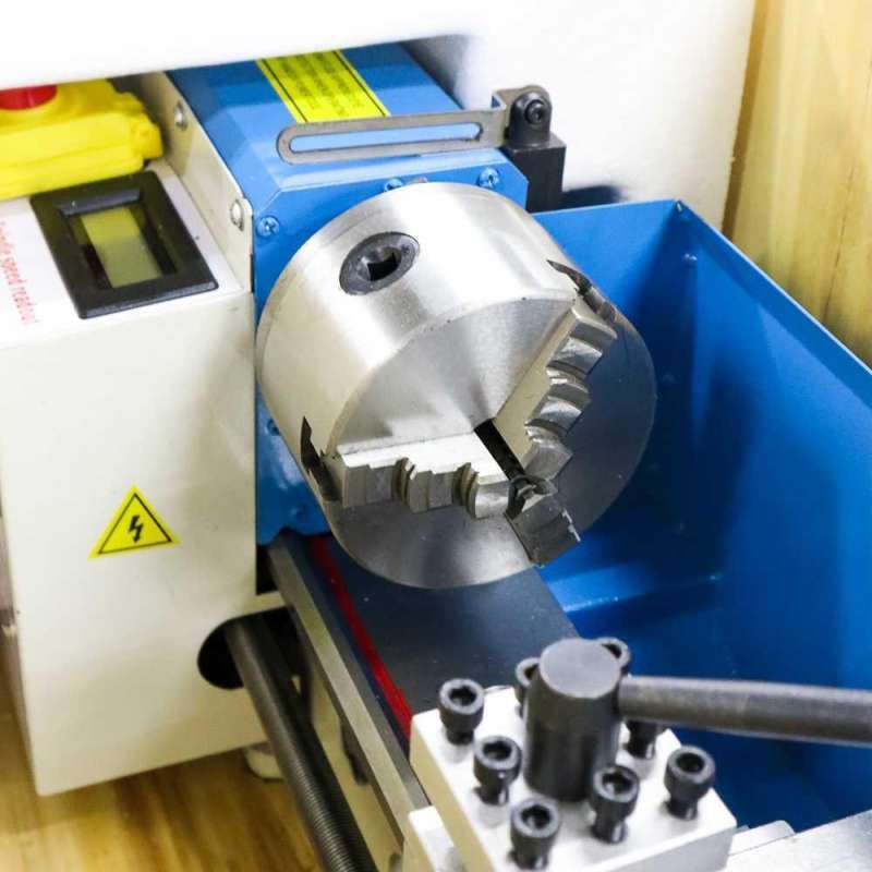 Jual Elmazhgang Mesin Bubut Mini Lathe Wood Metalworking 550w Cj0618 ...