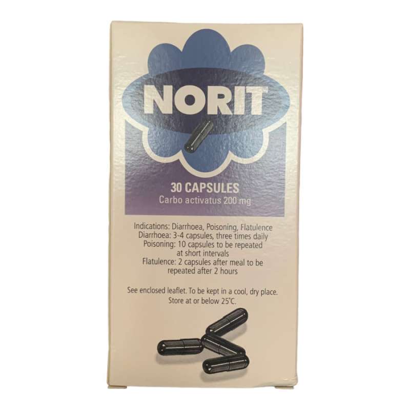 Jual Norit Carbo Activatus 200mg Isi: 30 Capsules Di Seller Health ...