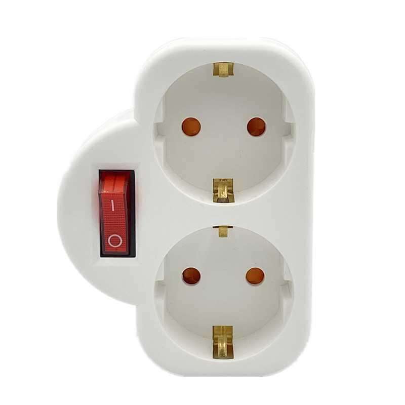 Jual Blc Steker Listrik 2 Lubang Socket Converter Eu 16a 250v With ...