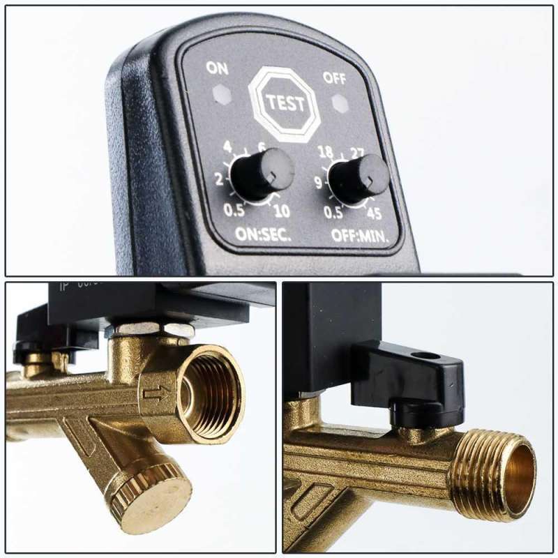 Jual Electric Solenoid Timer Auto Water Valve 1/2 Inch 16bar 230vac ...