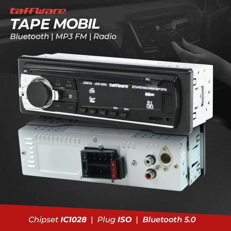 Jual Tape Mobil Audio Multifungsi Bluetooth Mp3 Fm Radio Jsd-520l ...