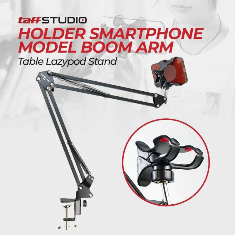 Jual Holder Smartphone Lazypod Stand Model Boom Arm Table D9 Stand ...