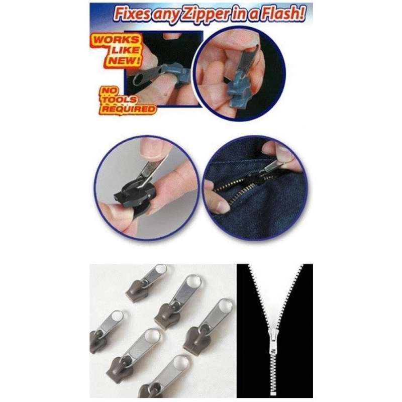 Jual Fix A Zipper Ritsleting Pengganti Replacement Repair Kit 6 In 1 ...
