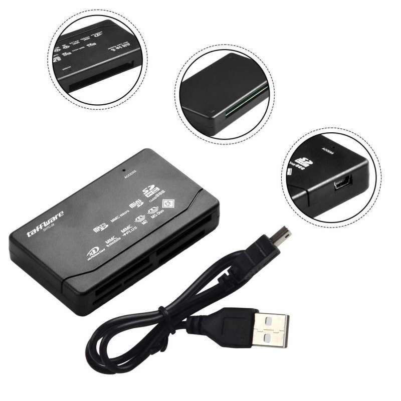 Jual Card Reader 5in1 Usb 2.0 Usb Hub Microsd Mmc Sd Sdhc Xd Card Shtc ...