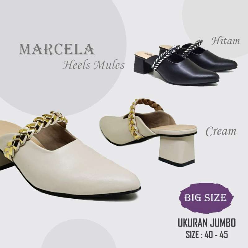 Promo Wolfs Mules - Big Size Jumbo / Sepatu Sandal Heels Pesta Wanita ...