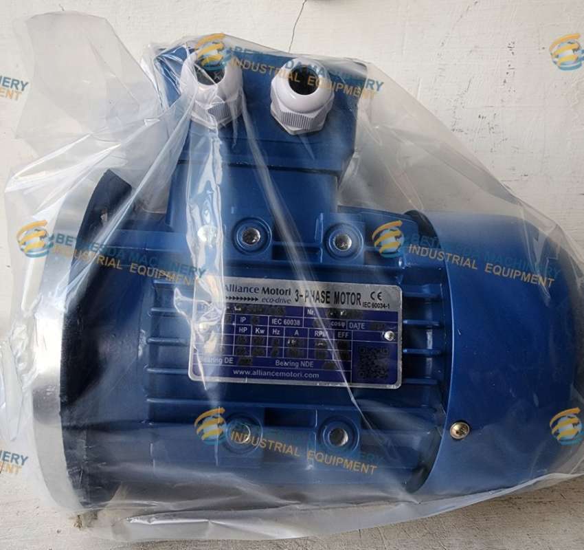 Jual Dinamo Motor 1 Hp 750 Rpm 8 Pole Alliance Motor Electro 3 Phase Di ...