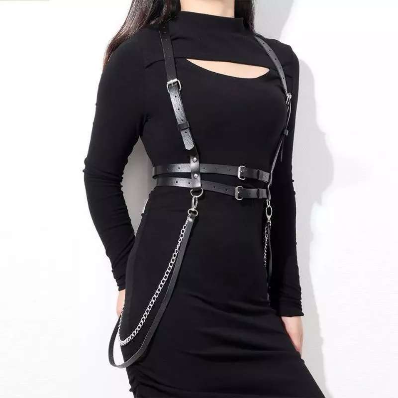 Jual Butik_rindu (mahalini) Body Belt Harness Fashion Harajuku Japanese ...