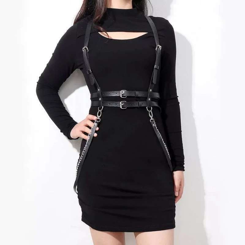 Jual Butik_rindu (mahalini) Body Belt Harness Fashion Harajuku Japanese ...