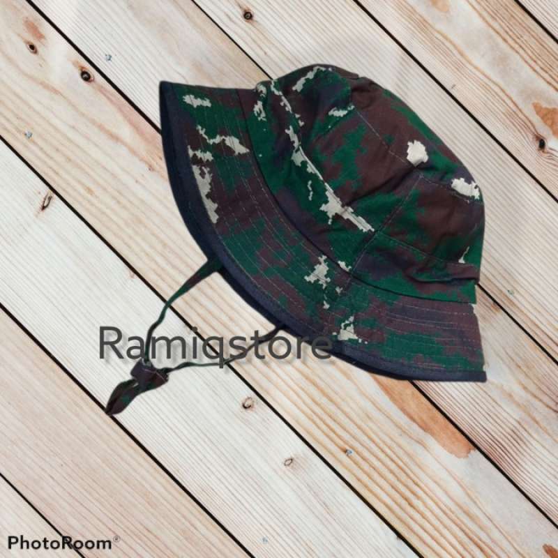 Jual Topi Rimba Loreng Anak /topi Gunung Anak /topi Bucket Hat Anak ...