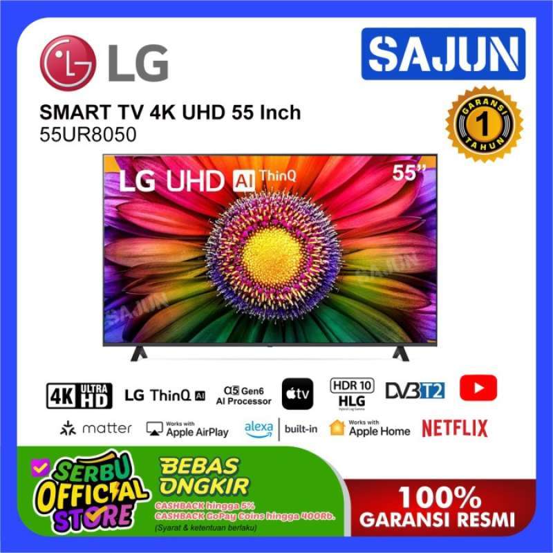 Promo Lg Smart Tv Led 55 Inch 55ur8050 Uhd 4k Thinq Ai 55ur8050psb ...