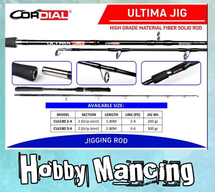 Jual Joran Jigging / Dasaran Cordial Ultima Jig Di Seller Toko Hobby 92 ...