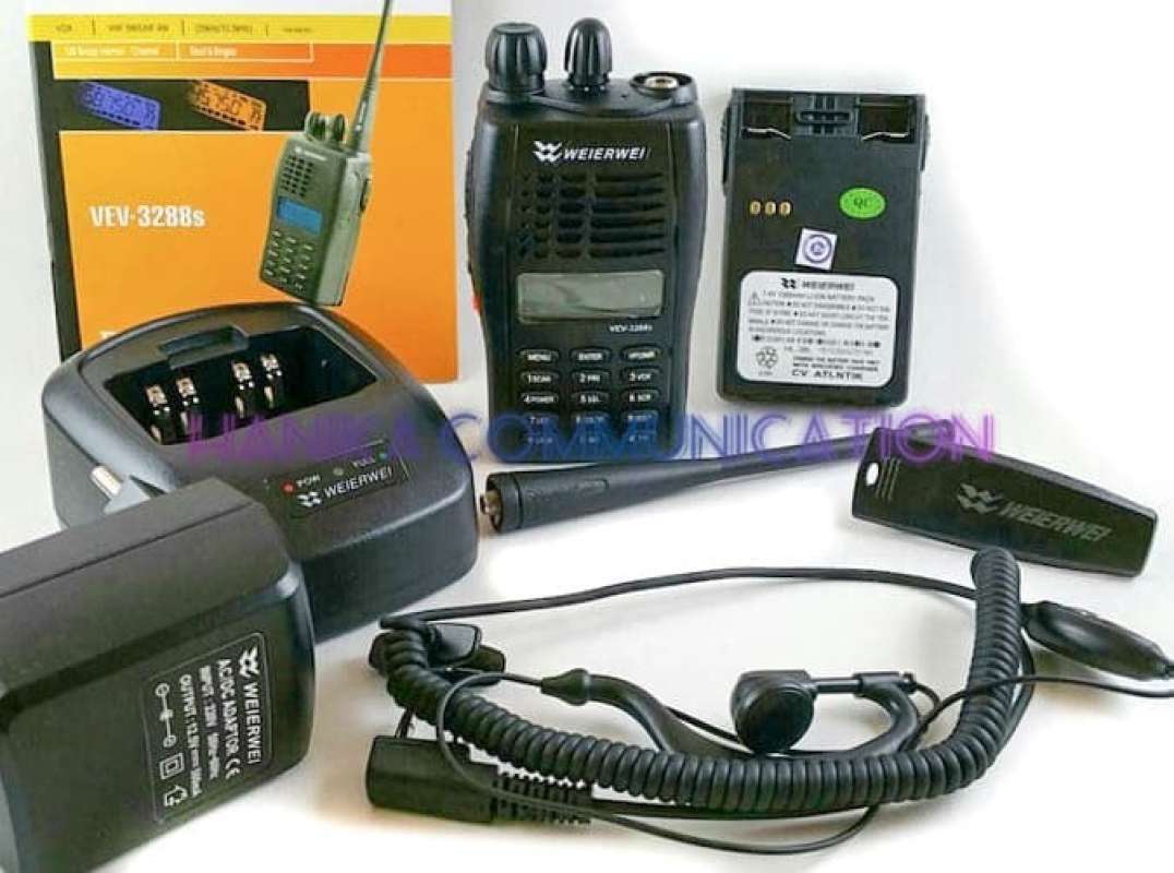Promo Weierwei Vev 3288s Ht Uhf 350 Ori New 1thn Handy Talkie 3288s Diskon 14% Di Seller ...
