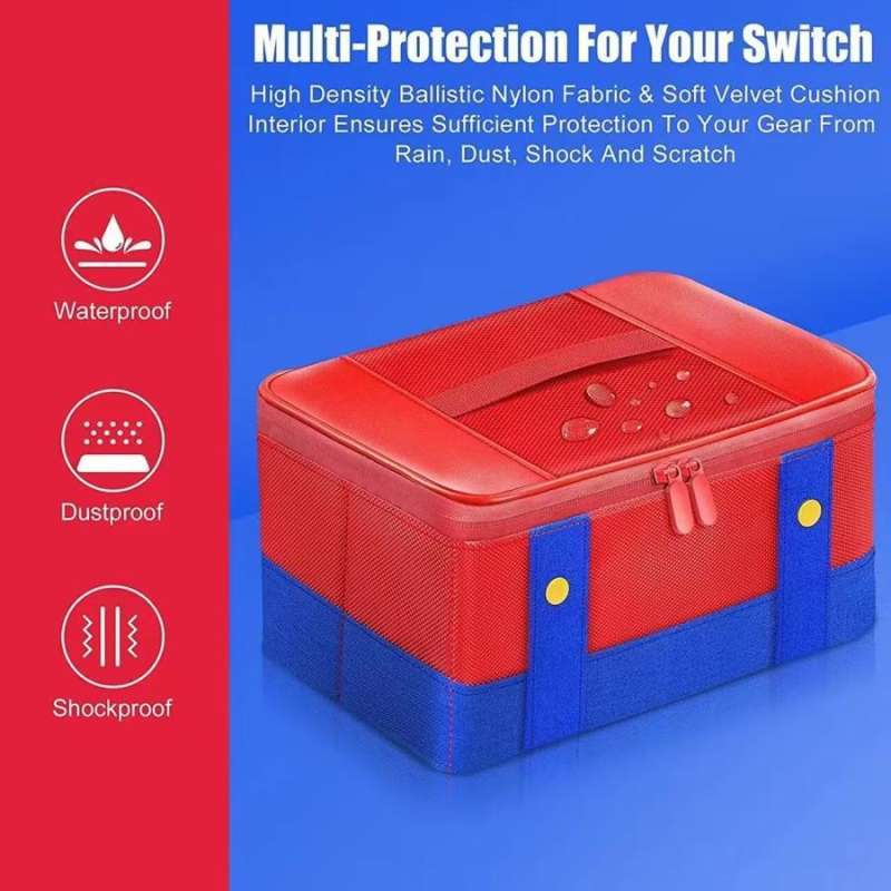Jual Tas Nintendo Switch Oled V1 V2 Travel Storage Pouch Bag Mario ...
