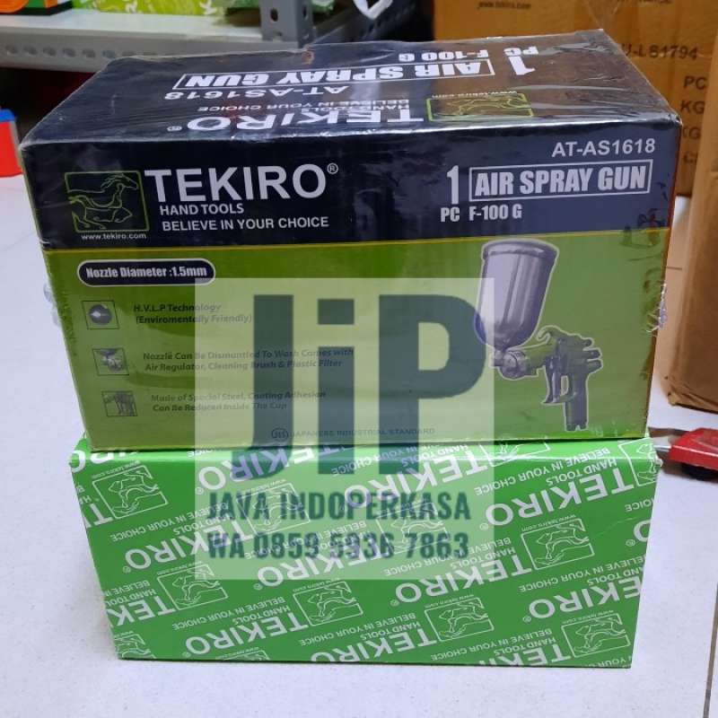 Jual Tekiro F100 G Semprotan Cat Tabung Atas / Air Spray Gun Di Seller ...