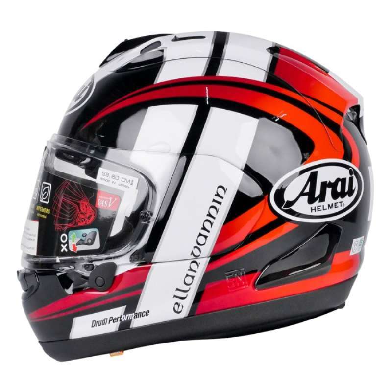 Jual Arai Sni Rx7x Tt Iom 2022 Helm Full Face - Black Red White Terbaik ...