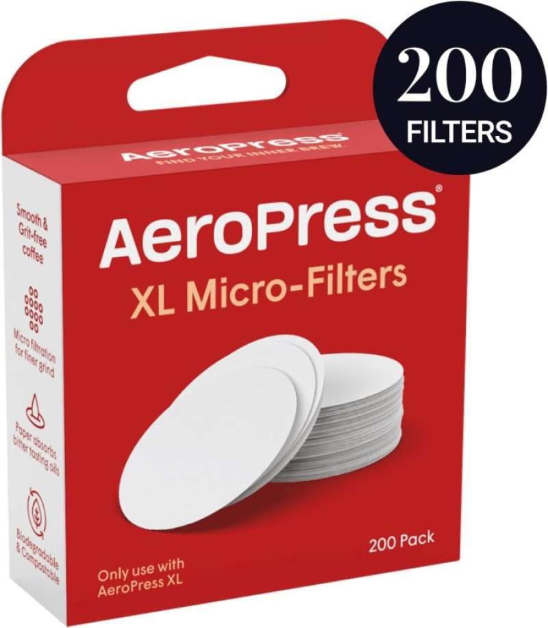 Promo Aeropress Xl Micro Filter Pack Kertas Saring Kopi Bulat New ...