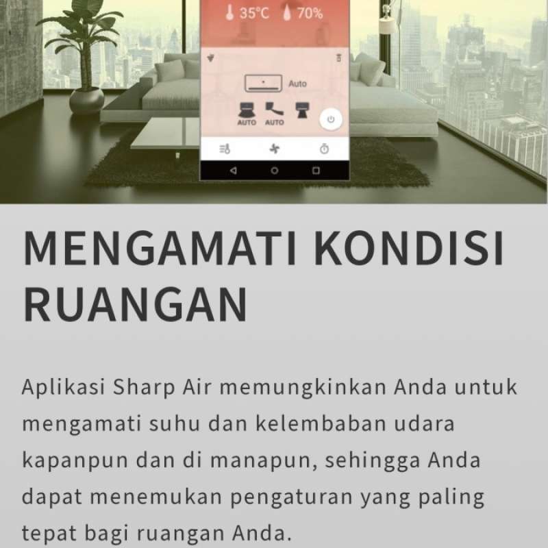 Jual Ac Sharp 1/2 Pk Ah-xp6yhy Smart Wifi Inverter Plasmacluster Di ...