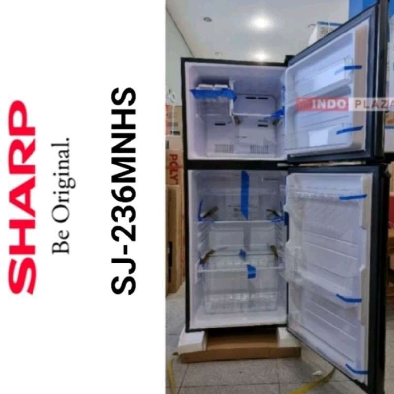 Jual Kulkas Sharp 2 Pintu Sj-236mn-hs New 2022 Low Watt - Sj-236mnhs Di ...