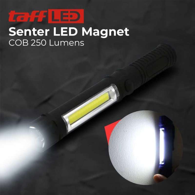 Jual Senter Led Multifunction Flashlight Magnet Cob 250 Lumens Bc12 ...