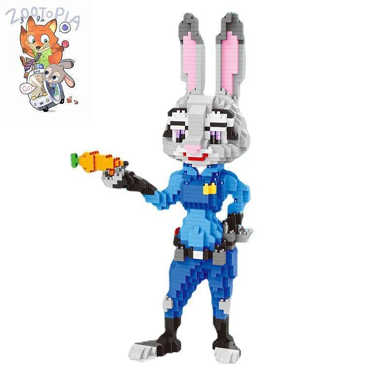 Jual Mainan Balok Susun Zootopia Judy Lego Figure 588 Blocks Di Seller ...