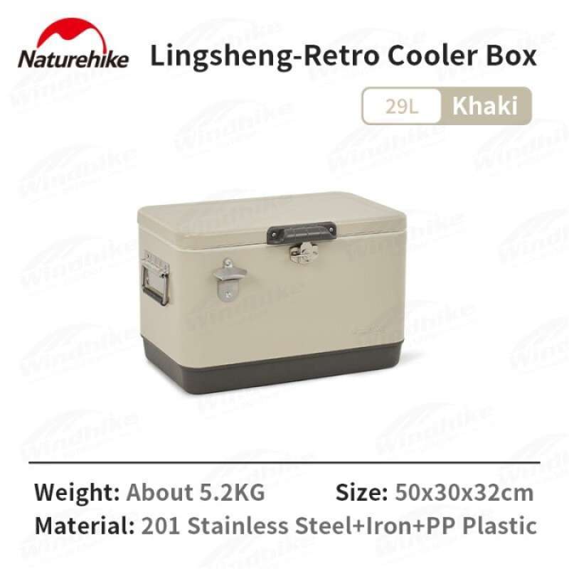 Promo Cooler Box Naturehike Cnh22sn005 Ling Sheng Retro Cooler Box ...