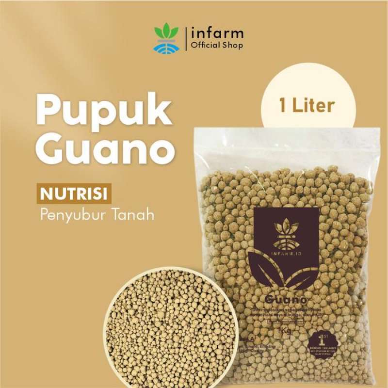 Jual Infarm - Pupuk Organik Guano 1kg Pupuk Penyubur Tanah, Bunga Dan ...