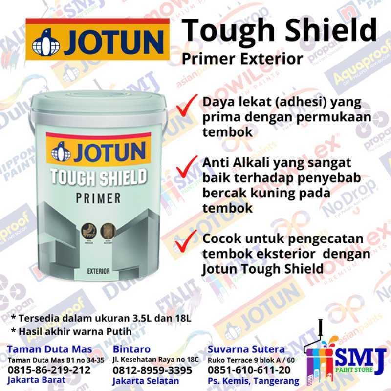 Promo Cat Dasar / Sealer Tembok Exterior Jotun Tough Shield Primer 18 ... Promo Cat Dasar / Sealer Tembok Exterior Jotun Tough Shield Primer 18 ...
