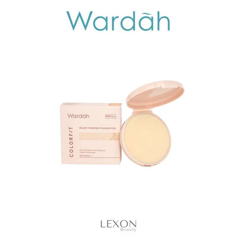 Jual [wardah] Colorfit Velvet Powder Foundation Di Seller Lexon Beauty ...