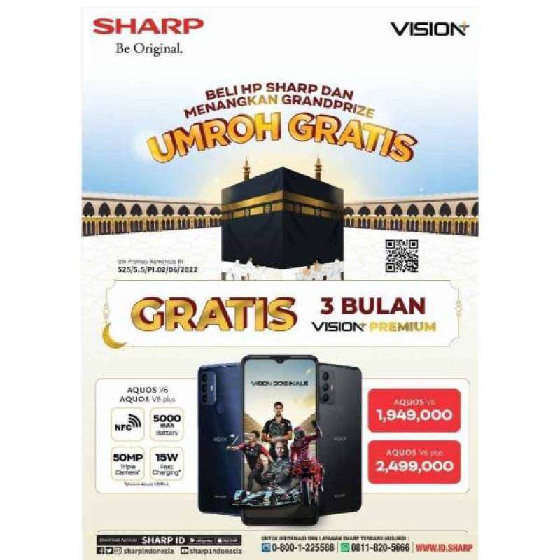 Jual Sharp Aquos V6 Plus Android Smartphone Di Seller Central Cahaya ...