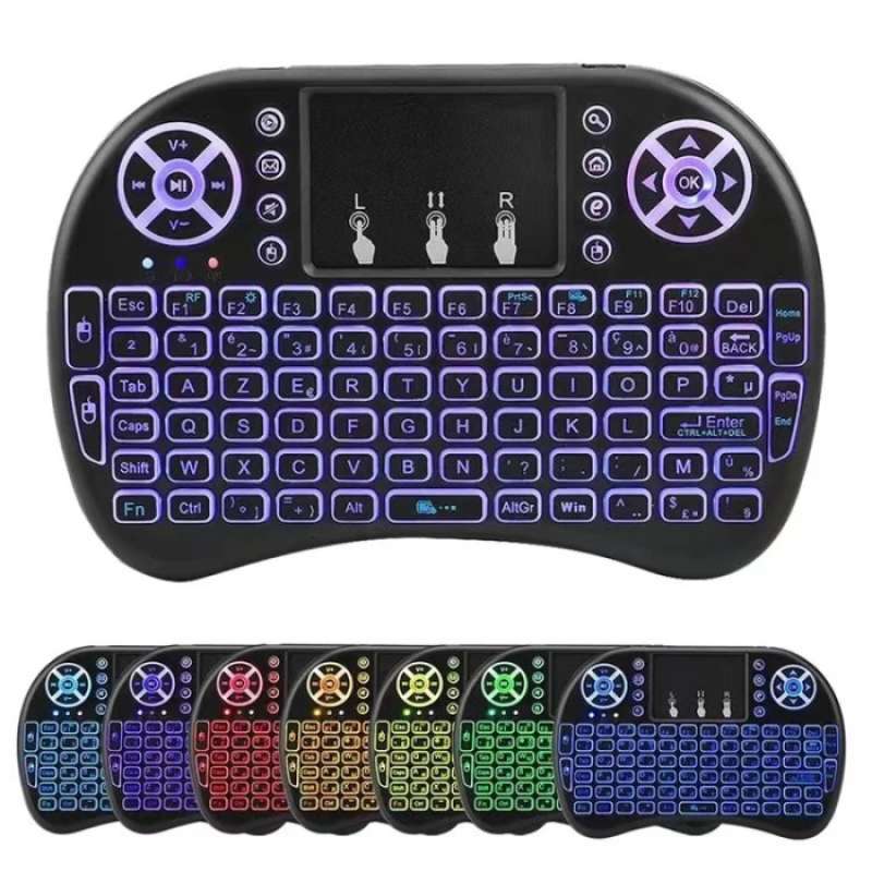 Jual Mini Keyboard Wireless I8 Led Mouse Touchpad Smart Tv Cctv Di ...