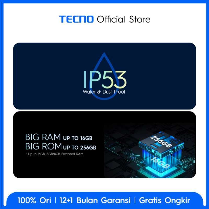 Jual Tecno Spark 20 Nfc 8/256gb - Garansi Resmi - Cyber White Di Seller Tokolasvegas Official ...