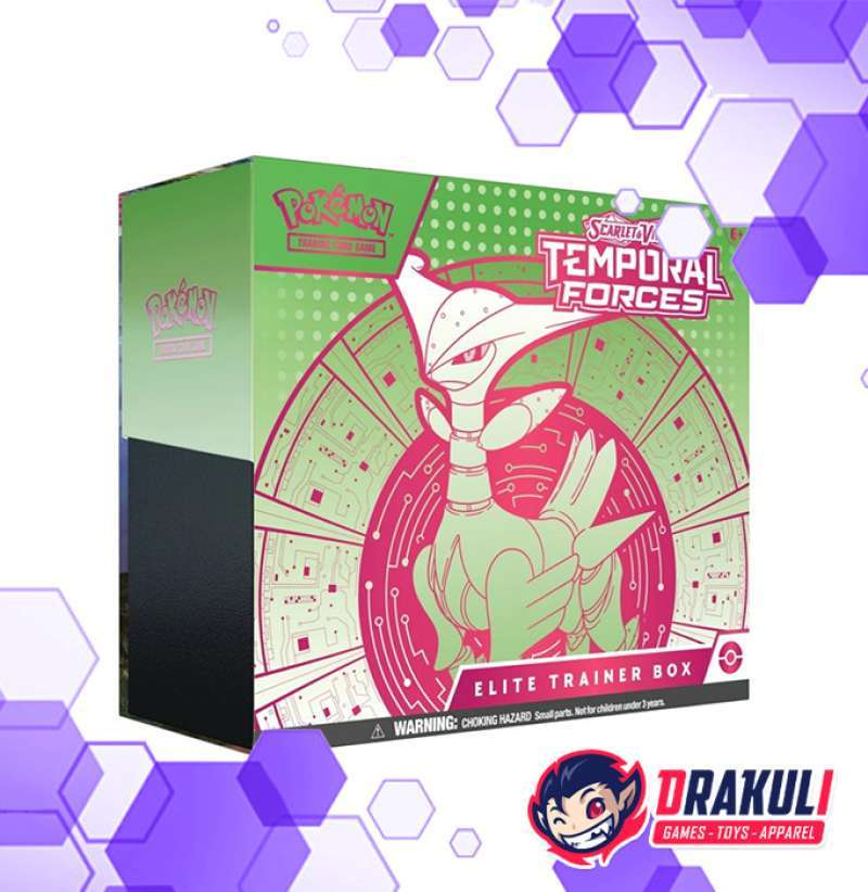 Jual Tcg Pokemon Sv5 Temporal Forces Elite Trainer Box / Etb - Iron ...