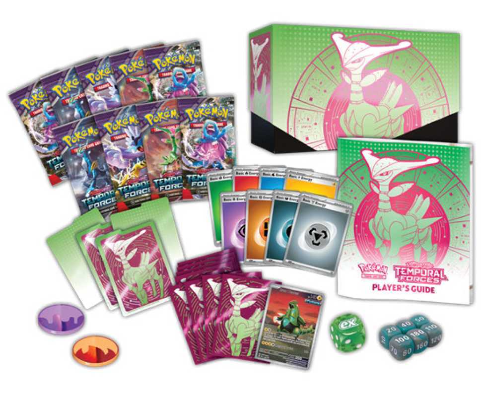 Jual Tcg Pokemon Sv5 Temporal Forces Elite Trainer Box / Etb - Iron ...