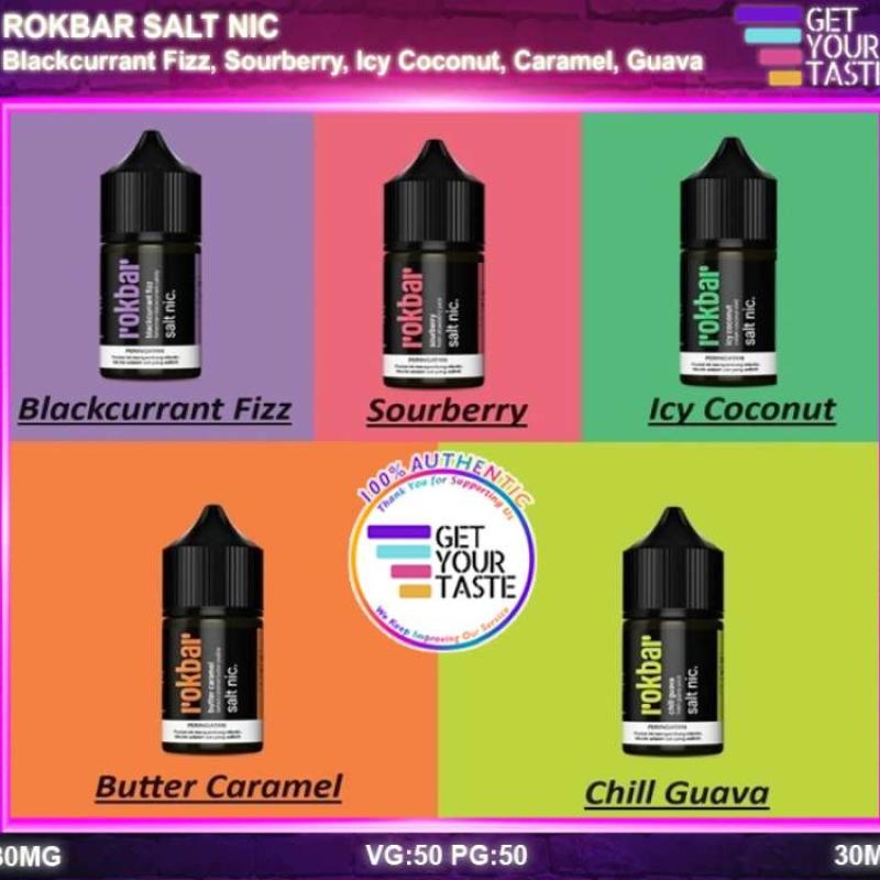Promo Liquid Rokbar Salt Nic 30ml Saltnic By Rokbar Diskon 13% Di ...