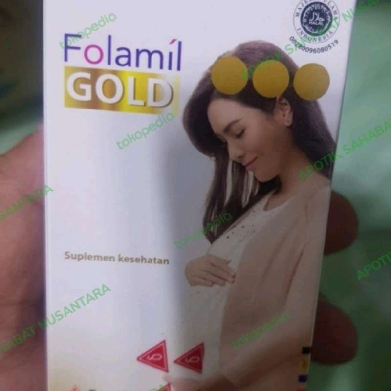 Promo Folamil Genio Gold Isi 30 Multivitamin Ibu Hamil Diskon 33% Di ...