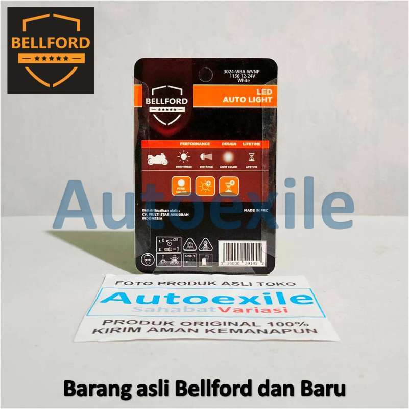 Jual Bellford Led S25 P21w Ba15s Wba 12v 24v Putih Lampu Mundur Rem Sein Mobil Dan Truk Di ...