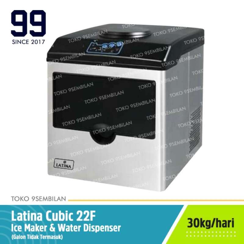 Promo Latina Cubic 22f Ice Maker & Water Dispenser Mesin Es Batu Air ...