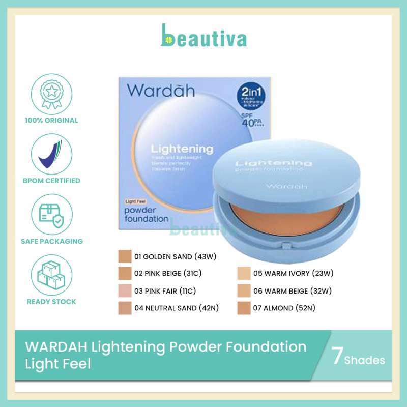 Jual Wardah Lightening Powder Foundation Light Feel Di Seller Beautiva ...